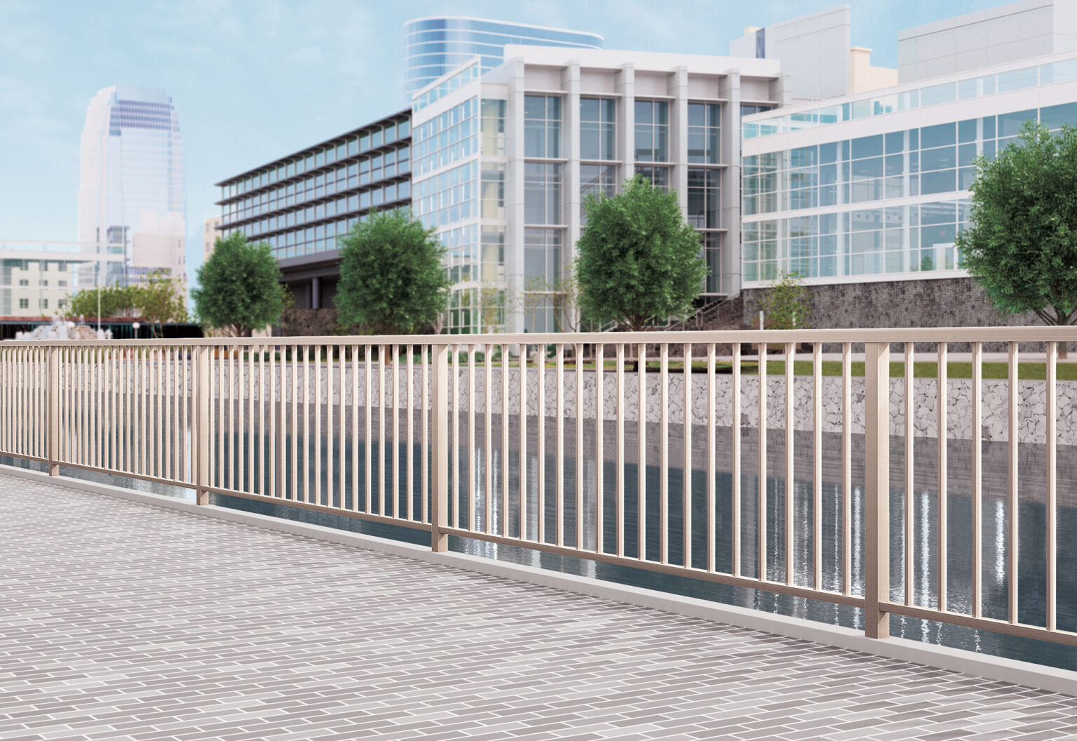 支柱ピッチ最大3mのアルミ製P種防護柵「SGJ-Kシリーズ」を発売 ｜ニュース ｜四国化成建材